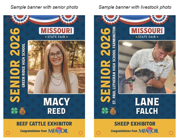High School Senior Banners Offered for Missouri State Fair Exhibitors ...